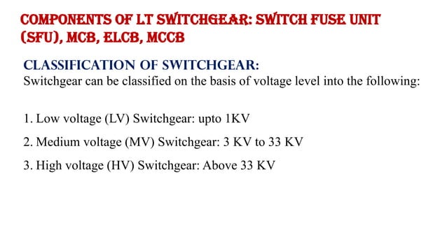 Electrical Installations, MCB, MCCB, ELCB | PDF