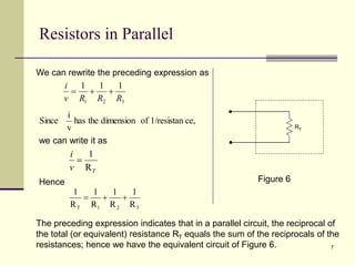 BEF 12403 - Week 6 - Series-Parallel Resistor Circuits.ppt