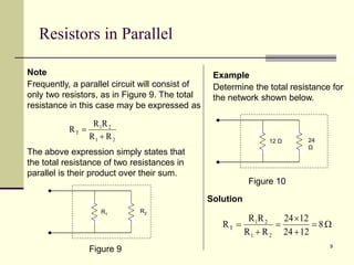 BEF 12403 - Week 6 - Series-Parallel Resistor Circuits.ppt