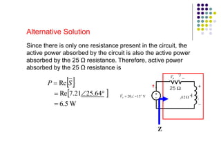BEF 23803 - Lecture 7 - Complex Power Calculation.ppt