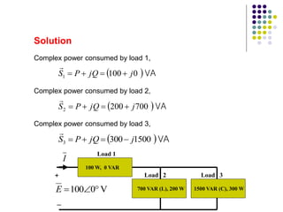 BEF 23803 - Lecture 8 - Conservation of Complex Power.ppt