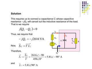 BEF 23803 - Lecture 8 - Conservation of Complex Power.ppt