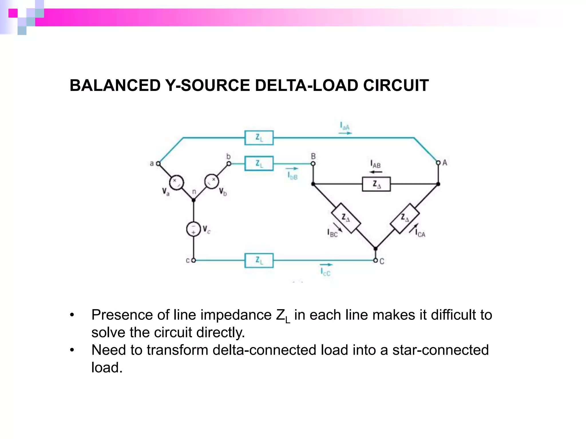 BEF 23803 - Lesson 3 - Balanced Delta Load Thre-Phase Systems.ppt