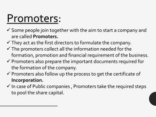 Joint Stock Company formation and features | PPTX