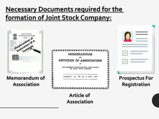 Joint Stock Company formation and features | PPTX