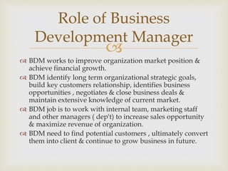 Business Development Manager | PPTX