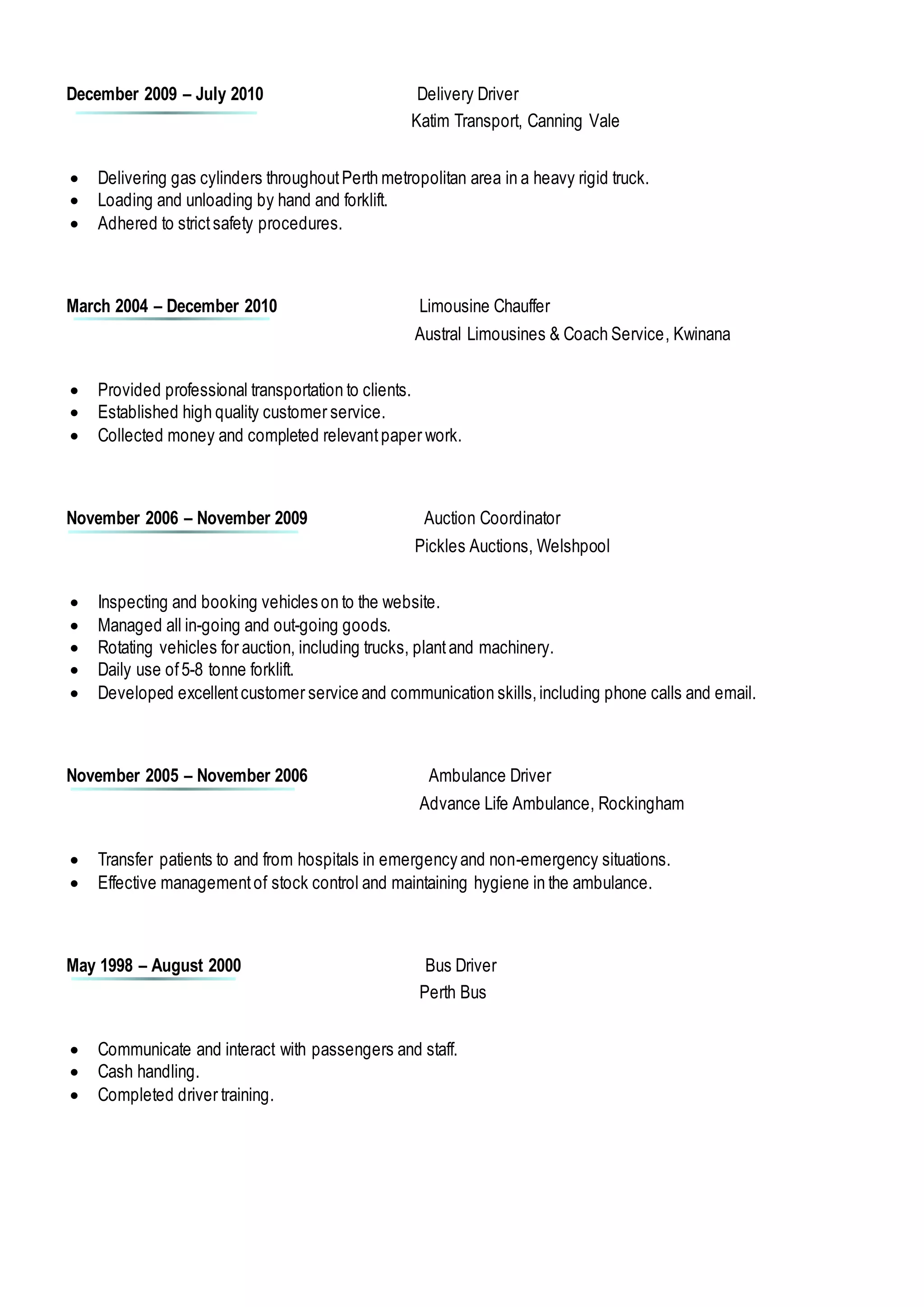 RESUME Chris Milford | PDF