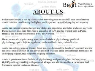 Befit Physiotherapy & Sports Injury Clinic is Famous for Best ...