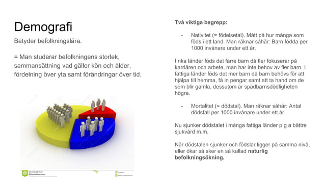 Geografi - Befolkning | PPT