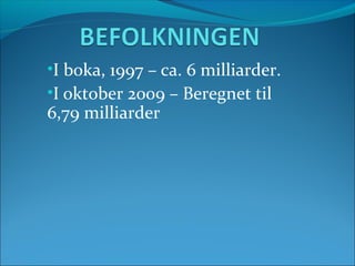 Befolkningen | PPT