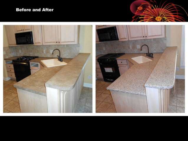 Before and After Granite Countertop Examples | PPS