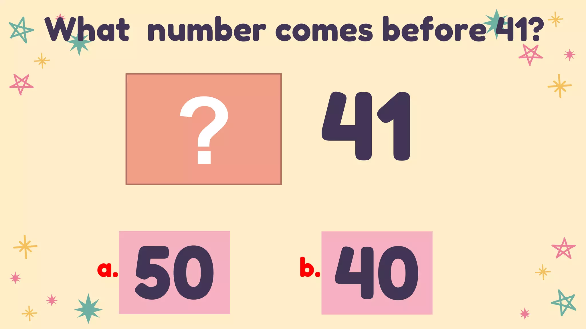 Before and After Numbers | PPTX