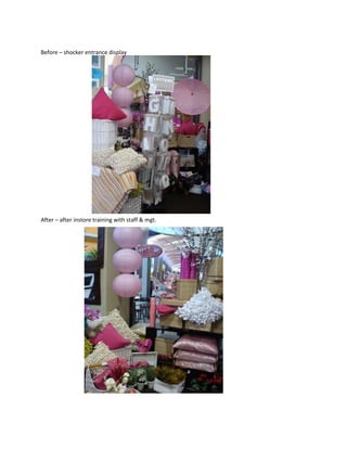 Visual Merchandising for Best Sales - Before and after shots in every ...