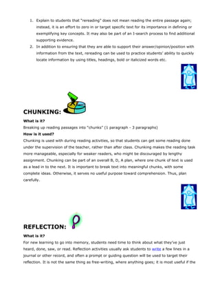 Before during after reading strategies | DOC