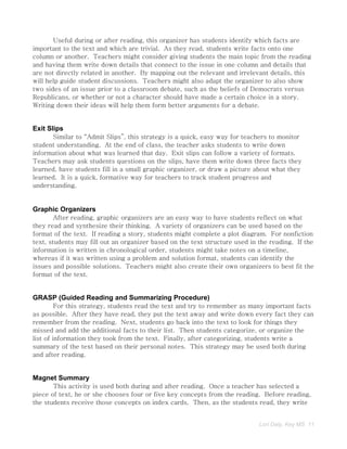 Before, During And After Reading Strategies | DOC