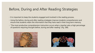 Before, During and After Reading Strategies | PPTX