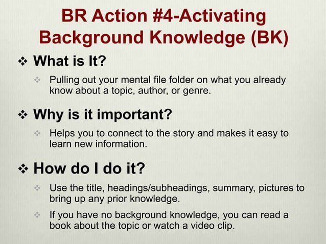 Before reading strategies | PPT