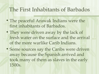Before there was carolina there was barbados | PPT