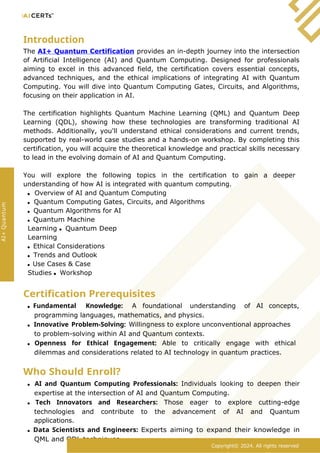 Be Future-Ready! Learn AI Quantum Computing & Transform Your Career! | PDF