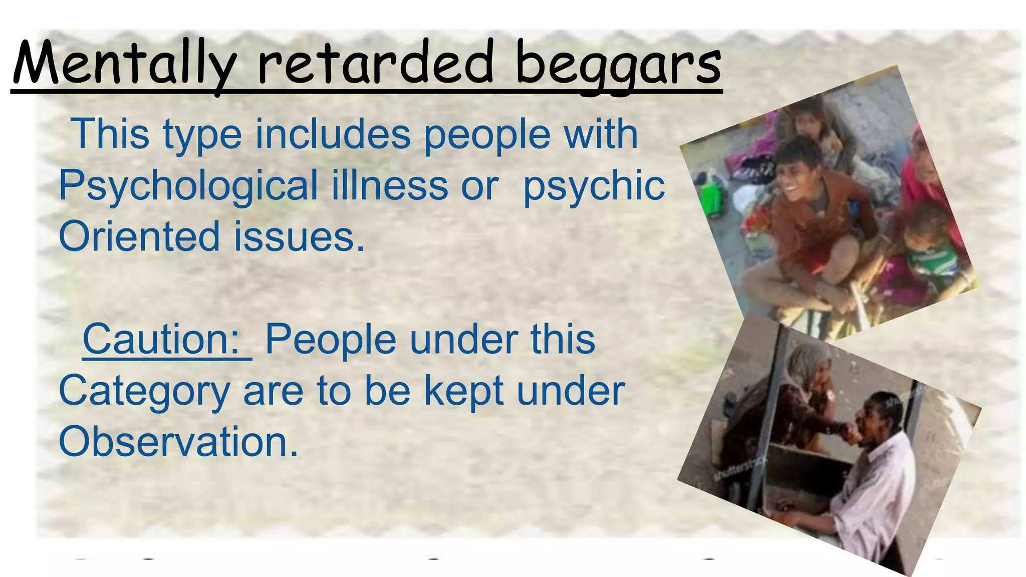 Beggary - SOCIOLOGY | PPTX