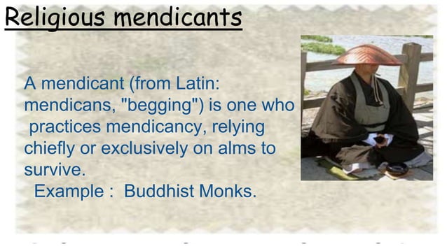 Beggary - SOCIOLOGY | PPTX | Religion & Spirituality