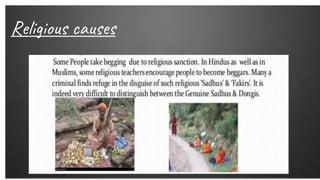 Beggary - SOCIOLOGY | PPTX