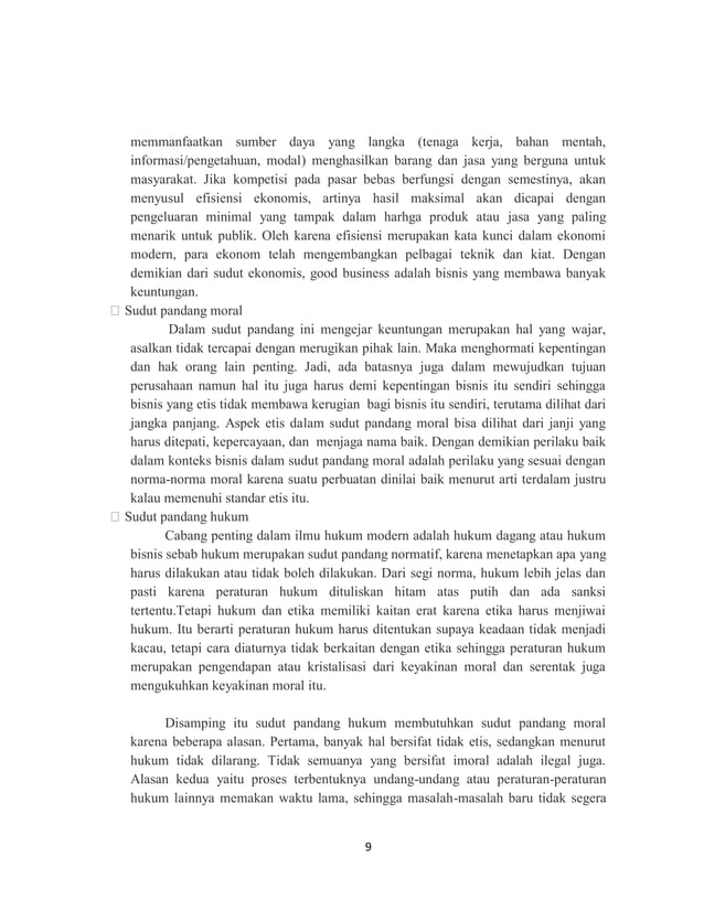 Be&gg,ernawati,hapzi ali,etika bisnis,universitas mercu buana,2017,pdf | PDF