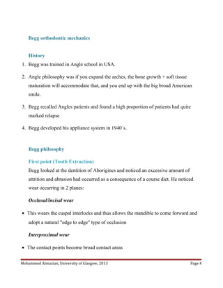Begg mechanics / for orthodontists by Almuzian | PDF