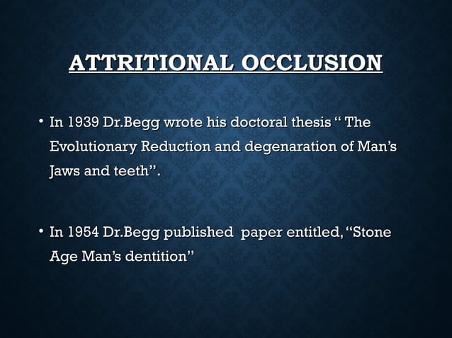 Begg’s philosophy and technique | PPT | Oral care | Personal Care
