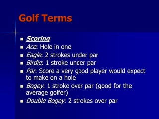 beginer golf-A good way to learn golfppt | PPT