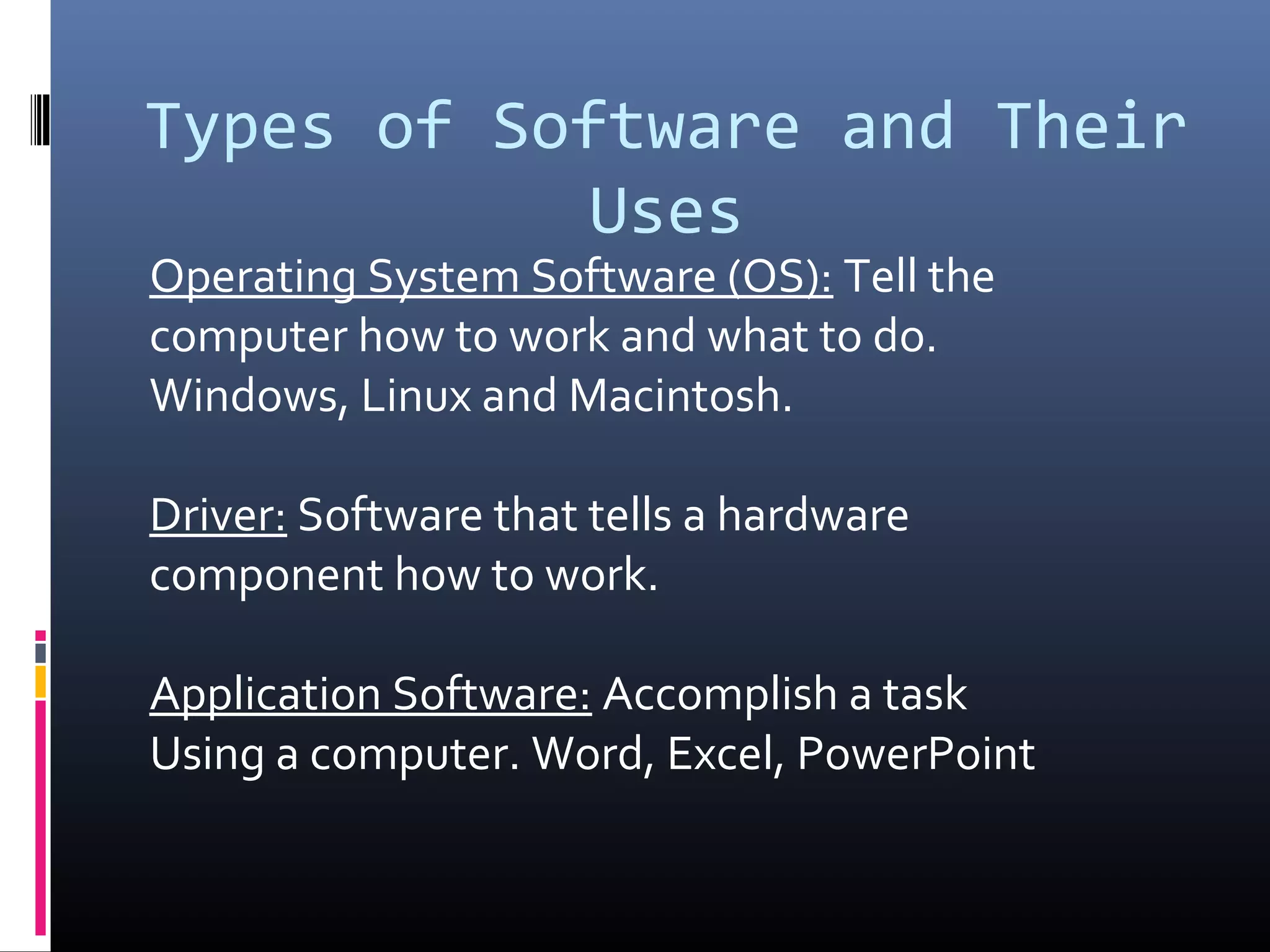 Introduction to Computer Applications | PPT | Operating Systems | Computer Software and Applications