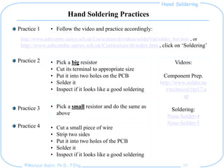 Begining of Hand Soldering.ppt