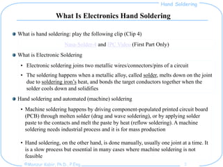 Begining of Hand Soldering.ppt
