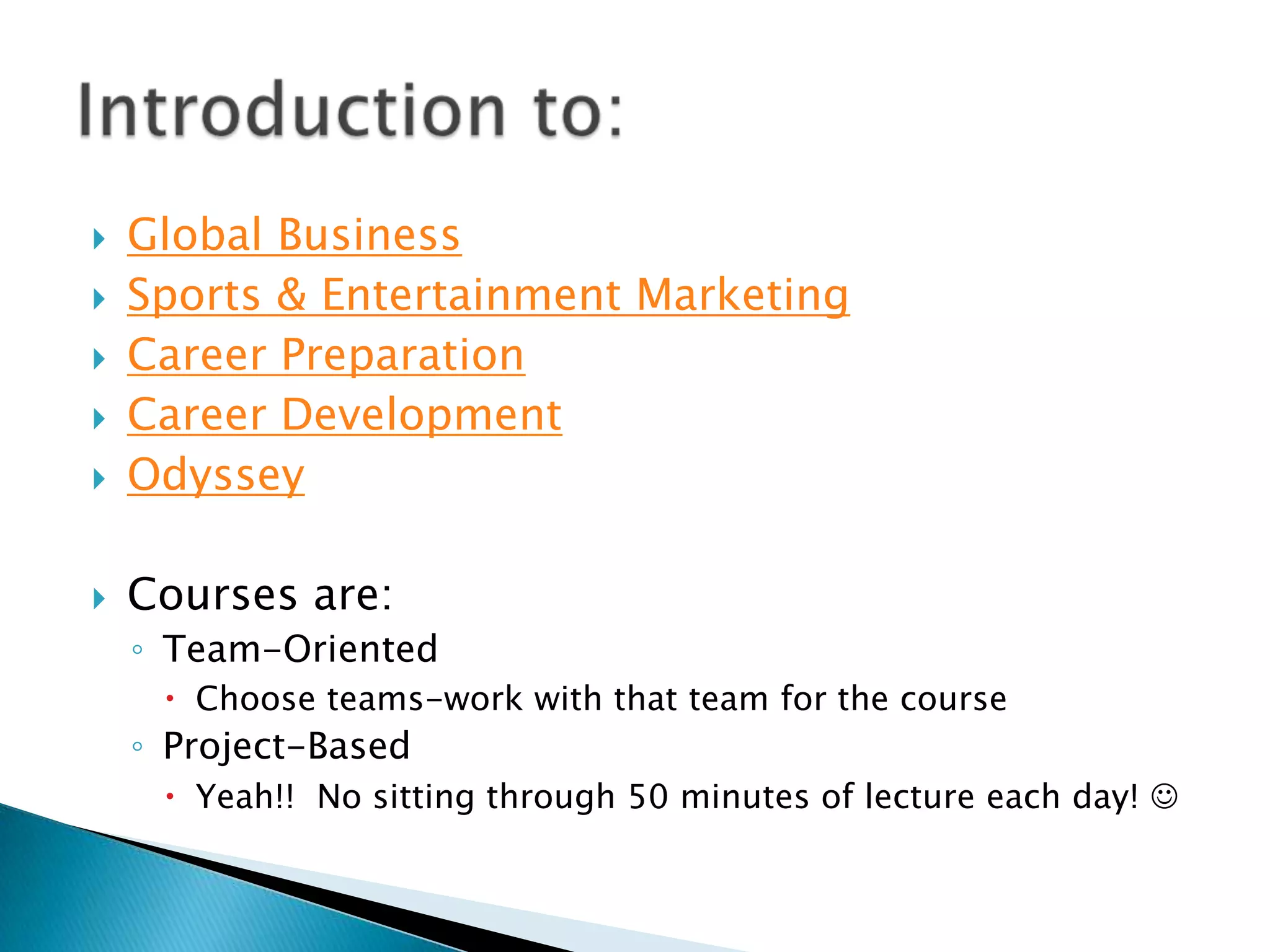 Begining of semester presentation | PPT
