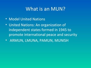 Beginner delegate workshop ARMUN 2013 | PPT