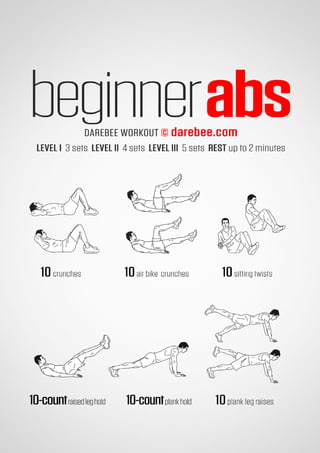 beginner abs workout | PDF