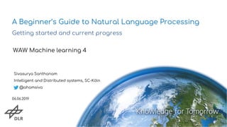 A beginner's Guide to Natural language processing | PDF