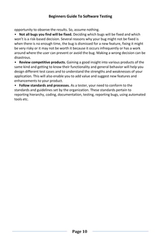 Beginner guide-to-software-testing | PDF