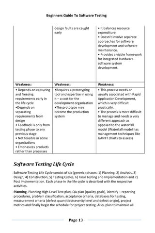 Beginner guide-to-software-testing | PDF
