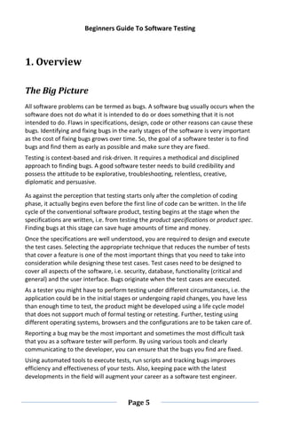 Beginner guide-to-software-testing | PDF