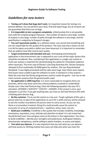 Beginner guide-to-software-testing | PDF