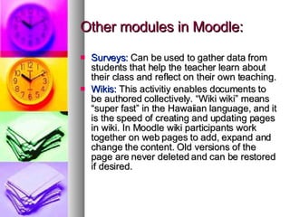 Beginner Moodle Presentation | PPT | Internet | Computing