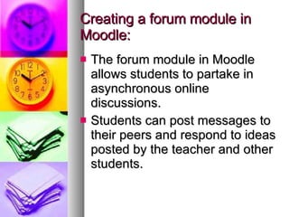 Beginner Moodle Presentation | PPT | Internet | Computing