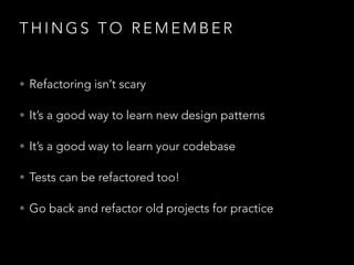 So You Want to Start Refactoring? | PDF | Web Development | Internet