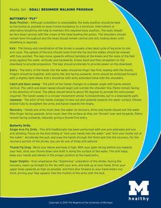 Beginner Swimming Training | PDF