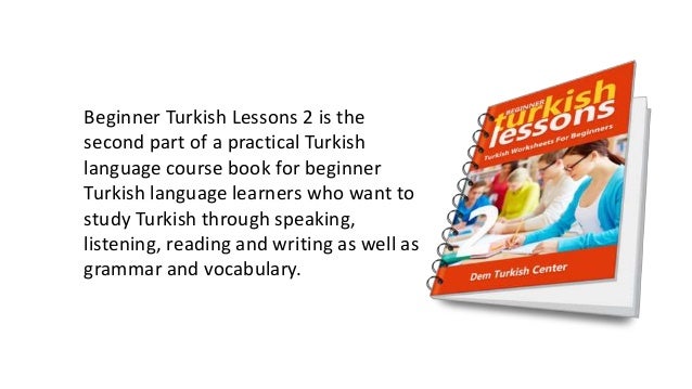 Turkish Language Lessons 2 for Beginners