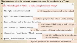 Beginner 3 lesson 11 FUTURE GOING TO (1).pptx