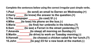 Beginner 3 lesson 3grammar irregular verbs .pptx