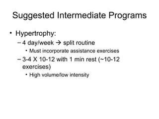 Beginner And Intermediate Programs | PPT