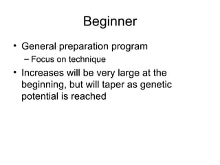 Beginner And Intermediate Programs | PPT